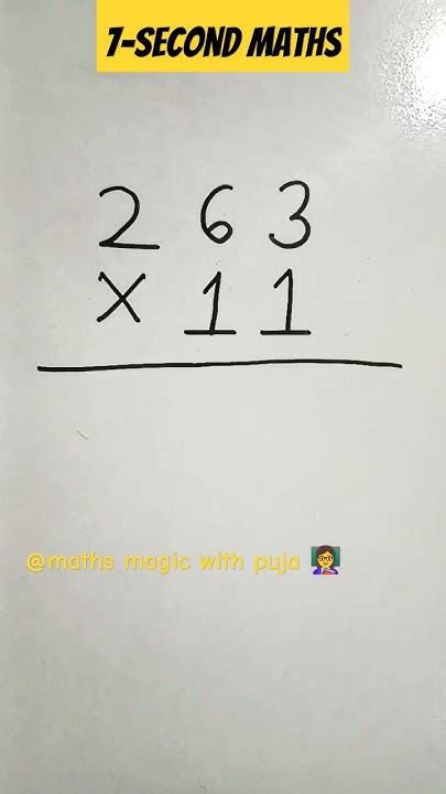 Multiplication Hack 👩‍🏫maths Mathestricks Mathstricks