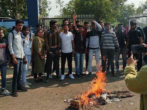 Slogans Raised Against Chhattisgarhs Nsui General Secretary Said
