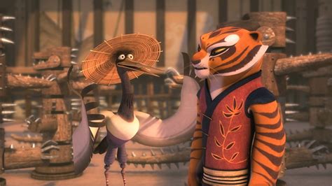 Kung Fu Panda Awesomeness S1 E1 Crane Tigress 3 By Giuseppedirosso On
