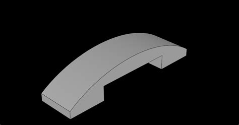 Lego Compatible Dat Slope Brick Curved X Double By Thall Download Free Stl Model