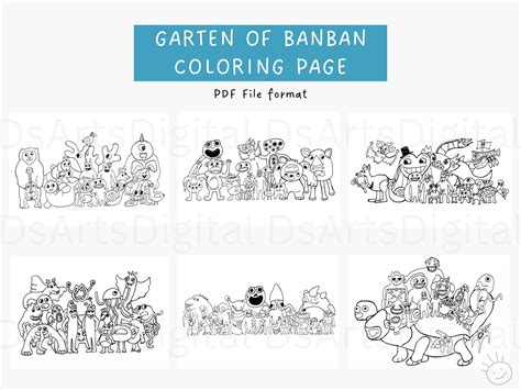 Garten Of Banban Coloring Pages Free Printable And Easy To Color Porn