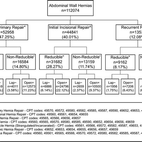 Subclassification Of Abdominal Wall Hernias Based On Cpt Codes