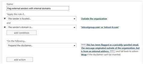 Office 365 Mail Rules To Use For Anti Spoofing Intrust IT