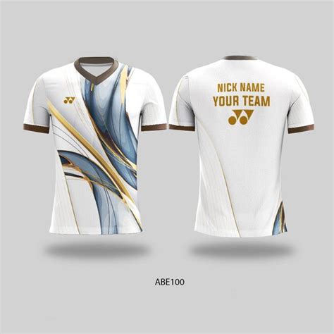 Jual Kaos Baju Jersey Bulutangkis Badminton Dry Fit Full Print Custom