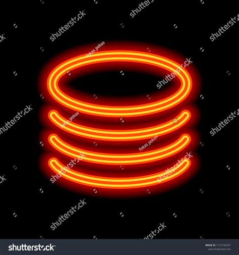 Database Icon Simple Linear Symbol Thin Stock Vector Royalty Free 1127726357 Shutterstock