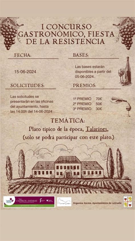 I Concurso GastronÓmico De La Fiesta De La Resistencia Junio 2024