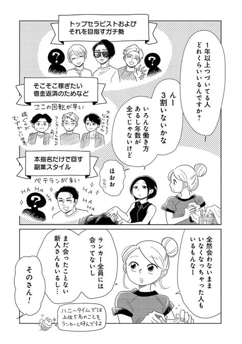 ヤチナツ🥂 On Twitter 女性用風俗セラピストの内訳はこんな感じ