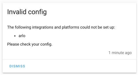 Issue With Arlo Q In Arlo And Aarlo Components Integration Failed To Initialize Home