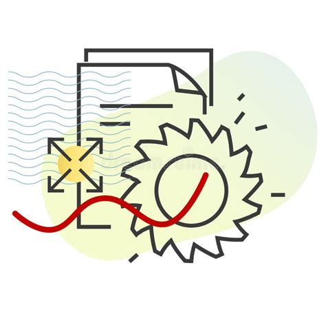 Shred Files In Your Computer Stock Icon Stock Illustration