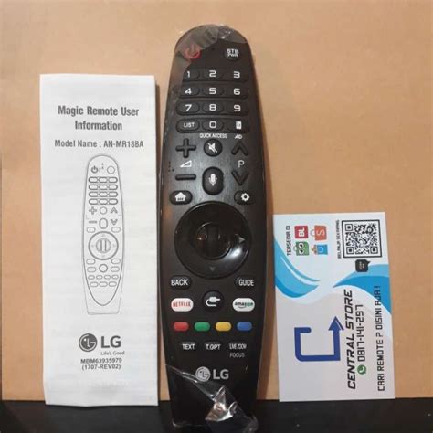 Jual Remote TV LG MAGIC AN MR18BA ORIGINAL Di Seller NEW VISION