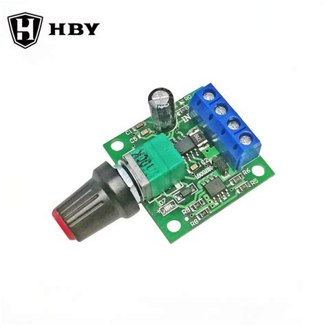 New Dc 18v 3v 5v 6v 12v 2a Pwm Motor Speed Controller Low Voltage Motor Speed Controller Pwm 0