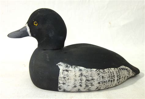 Miniature Carved Wooden Duck Decoy