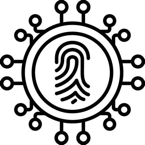 Biometrics Line Icon 53762243 Vector Art At Vecteezy