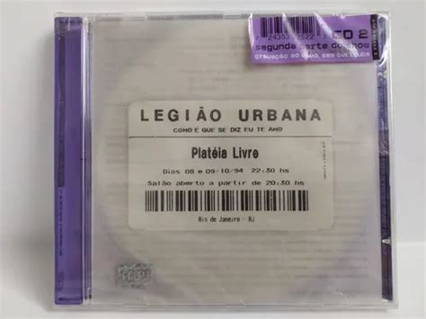 Legião Urbana Como É Que Se Diz Eu Te Amo 2 Cd Lacrado