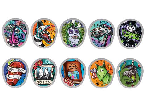 Dexcom G7 Transmitter Stickers Spooky Dexcom Sticker 10 Count Glucomart Dexcom G7 Transmitter Stickers Spooky Dexcom Sticker 10 Count Glucomart