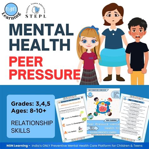 Mental Health Kit For Peer Pressure Ngn Learning