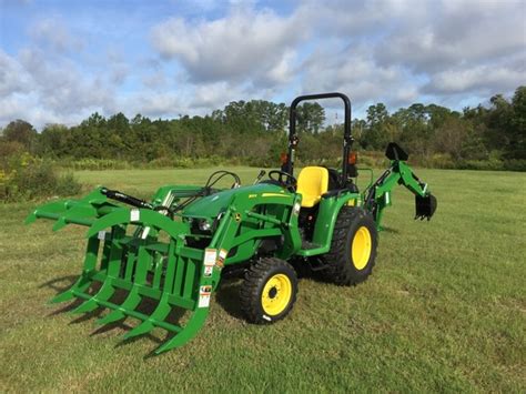 2020 John Deere 3038e Tractor Loader Backhoe Grapple Compact Utility