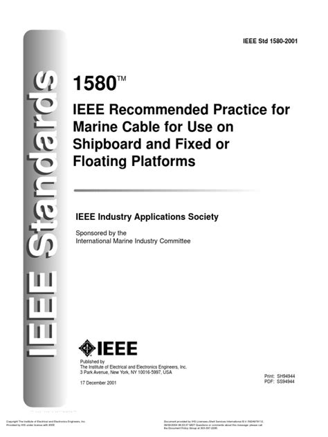 Ieee 1580 2001 Pdf Electrical Conductor Electrical Wiring