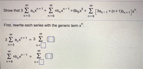 Solved Find The Power Series Expansion Anxn For Fxgx