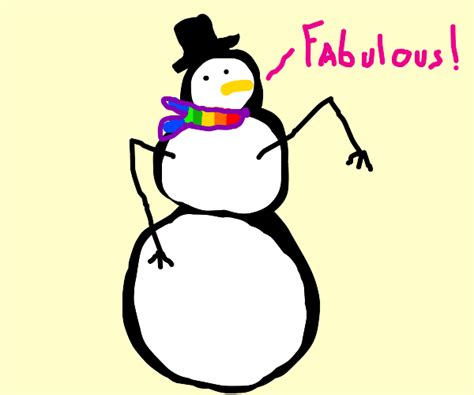Gay Snowman Drawception