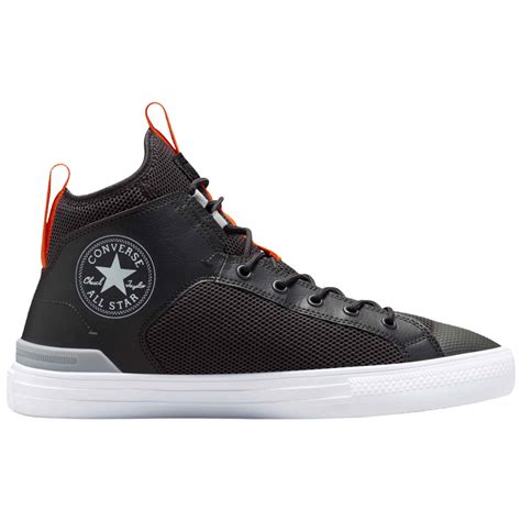 Converse Mens Chuck Taylor All Star Ultra Mid Leather And Mesh Black