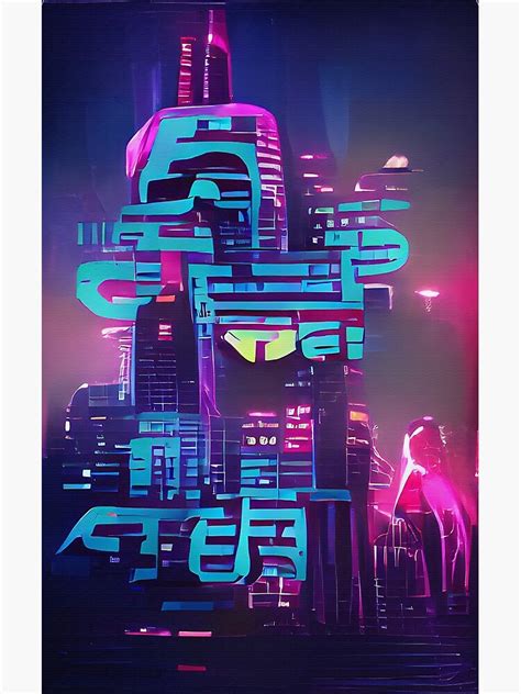 Night City Poster For Sale By Felixpoke Redbubble