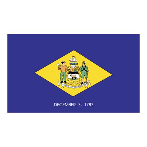 Flag Of Delaware Logo Png Vector Svg Free Download