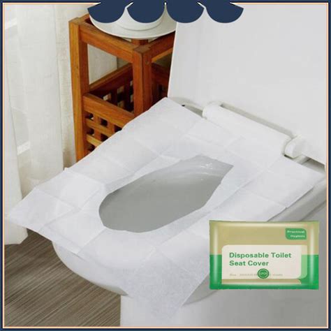 Cʟᴏᴜᴅ Bᴀᴢᴀᴀʀ 10 Pcs Flushable Disposable Toilet Bowl Seat Cover One