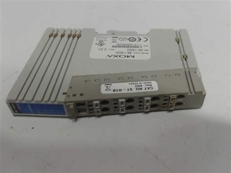 Moxa Technologies Co Ltd Iologik M Slicei O Server Modbus Rev Ebay Technology
