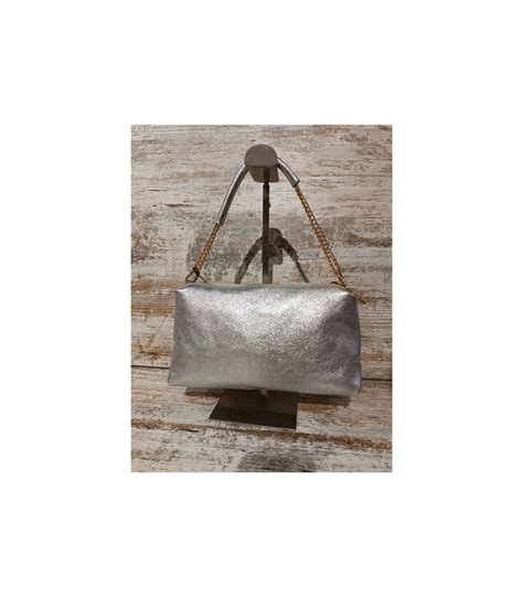Bolso De Cadena Metalizado