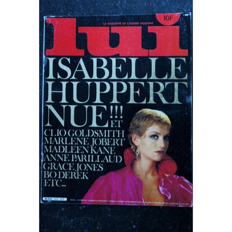 Lui 180 Janvier 1979 Cover Marlene Jobert Nue Photo H Zuber Charme Bob