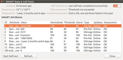 현재 Ubuntu 14 04 ~ 18 10 버전에서 Ssd 또는 Hdd의 Smart 상태를 확인하려면 어떻게합니까 설치 했을