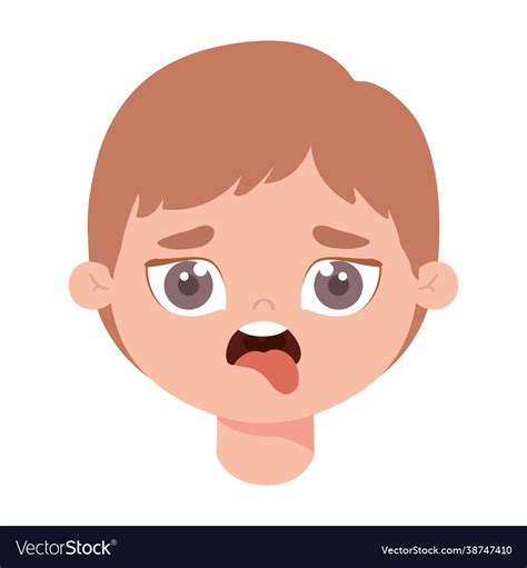 Young Man With Disgust Royalty Free Vector Image