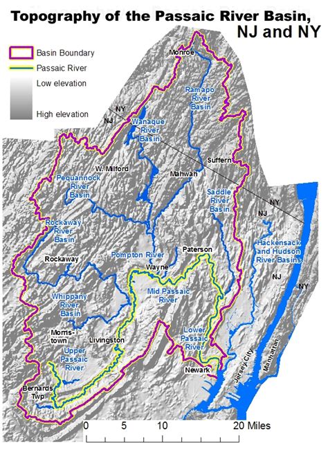 Passaic River Maps