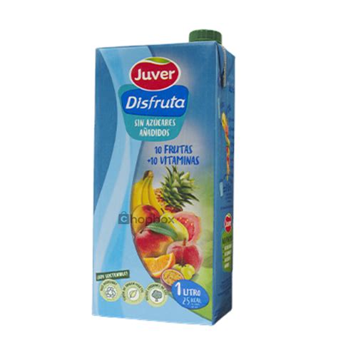 Juver Disfruta 10 Fruits 10 Vitamins Juice 1lt Chopbox