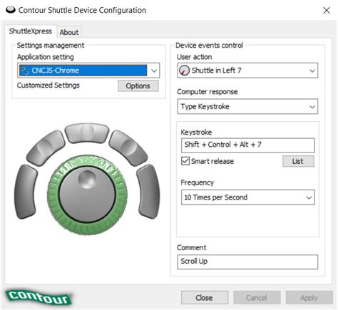 Shuttle Express Jog Dial Support Issue Cncjs Cncjs Github