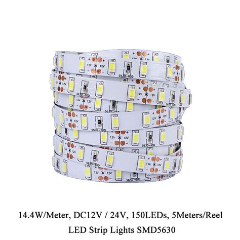 LED Strip Light SMD LEDs Mm Flexible Led Strip Tape Light V V
