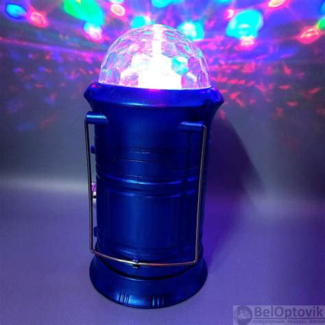 Раздвижной кемпинговый фонарь Magic Cool camping light c диско лампой ...