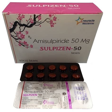 Allopathic Amisulpiride 50 Mg For Clinical Packaging Type Blister At