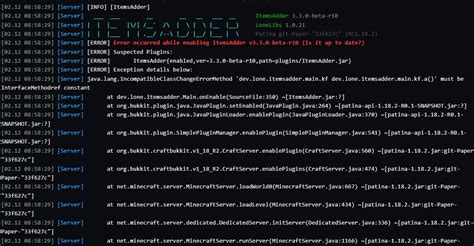 Itemsadder Does Not Start At All · Issue 2160 · Pluginbugsissues