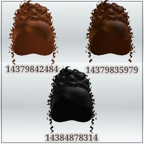ℒ 𝐑oblox 𝐇air 𝐂odes Black Hair Roblox Roblox Codes Ginger Hair