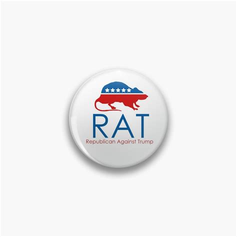 Rat Republican Against Trump Pin For Sale By Dumpdonaldtrump Redbubble