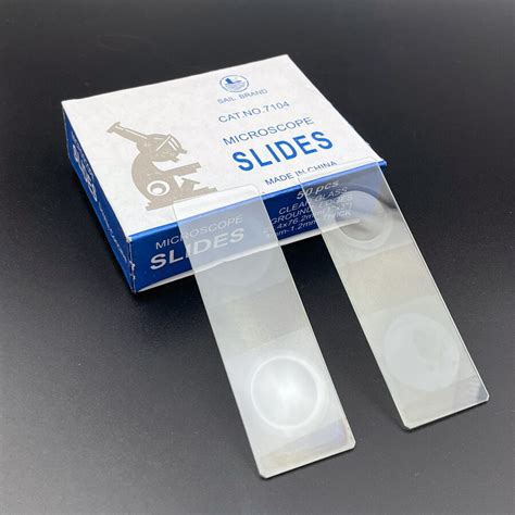 50 Pieces Single Or Double Concave Microscope Glas Grandado
