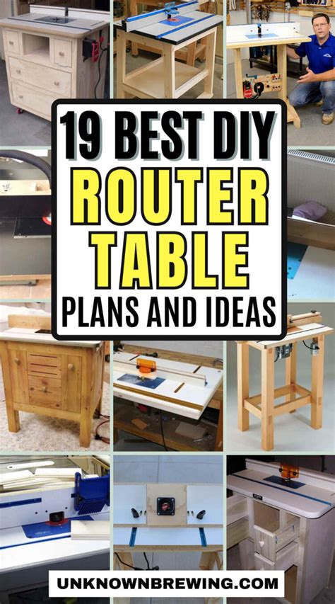 Innovative DIY Router Table Plans For Woodworking