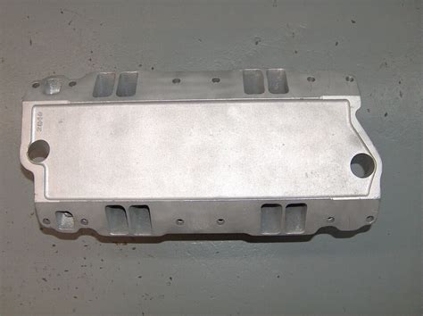 Vintage Edelbrock Sb Chevy Tunnel Ram Intake Manifold 2x4 W Plenum Tr1y