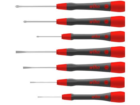 Picofinish® Sl Ph Fine Screwdriver Set 7 Piece Evo Engineering Supplies