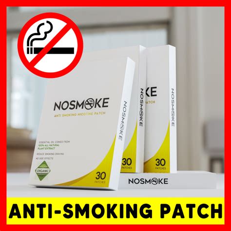 In Stock Nosmoke Anti Smoking Nicotin Patch Quit No Smoking Addiction