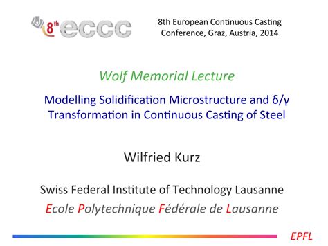 Pdf Modelling Solidification Microstructure In Continuous Casting Of Steel 2014