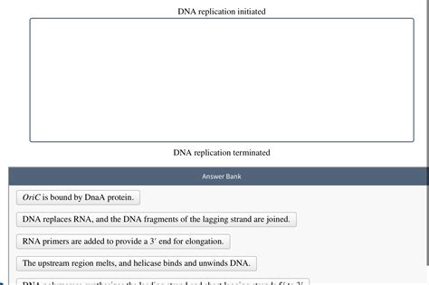 Solved Dna Replication Initiateddna Replication