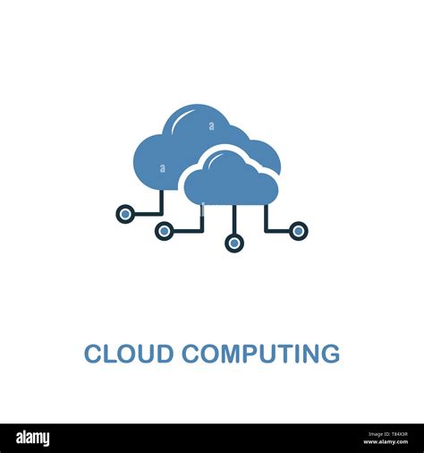 Cloud Computing Creative Icon In Two Colors Premium Style Design From